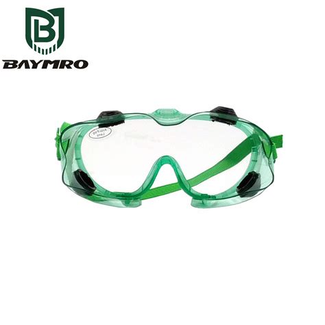 Vented Basic Anti Fog Green Safety Goggles Baymro Safety Is The Top 1