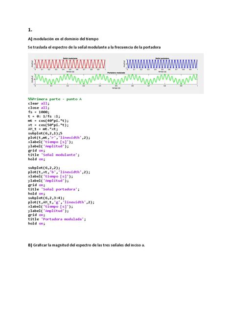 Parcial Modulacion Matlab Am Pm Psk Pdf