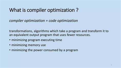 Compiler Optimization Presentation Pptx
