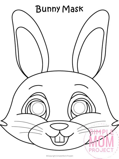 Rabbit Mask Drawing