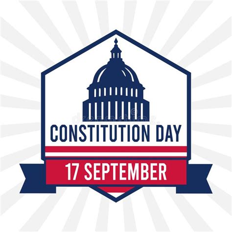 Constitution Day Vector Illustration Stock Vector Illustration Of