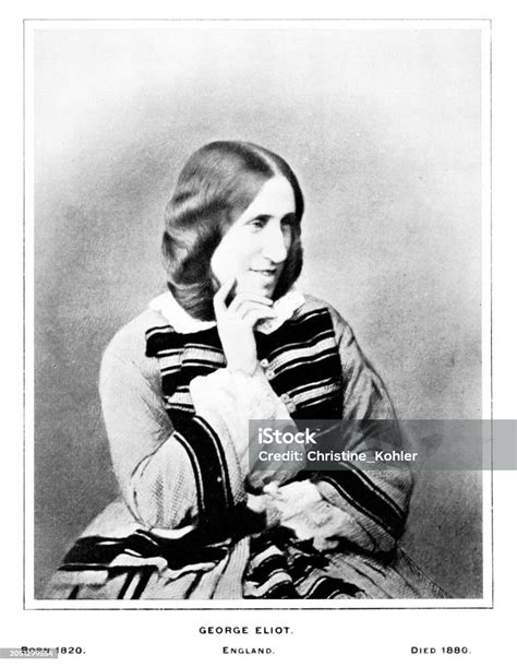 George Eliot Portrait English Author And Journalist 19th Century