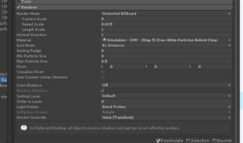 command buffer and particle system renderers unity engine unity