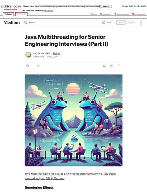 Java Multithreading For Senior Engineering Interviews Part Ii Pdf