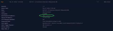 Soc167 — Ls Command Detected In Requested Url 7100 Soc Challenge