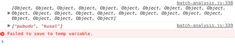 Failed To Save To Temp Variable In Chrome Developer Tool Stack Overflow