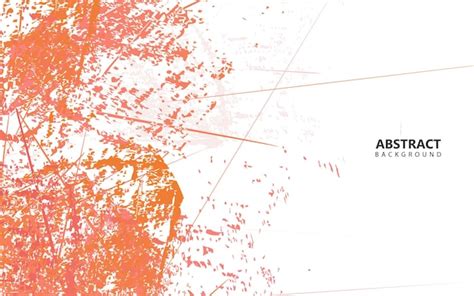 Абстрактная гранжевая текстура оранжевого и белого цвета фона Премиум векторы