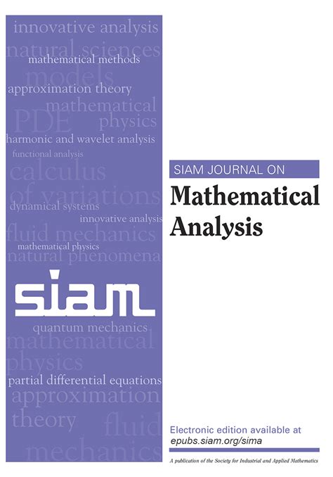 Siam Journal On Mathematical Analysis Journal Homepage