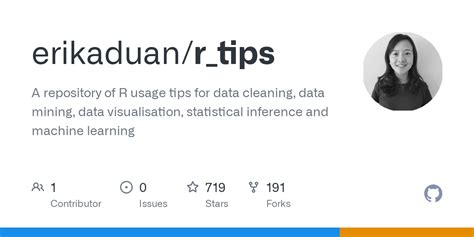 Github Erikaduanrtips A Repository Of R Usage Tips For Data Cleaning Data Mining Data