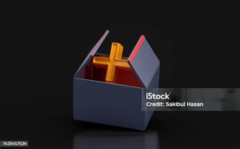 어두운 배경에 더하기 기호가있는 열린 상자 3d 렌더링 개념 추가를위한 3차원 형태에 대한 스톡 사진 및 기타 이미지 3차원 형태 검은색 광고 Istock