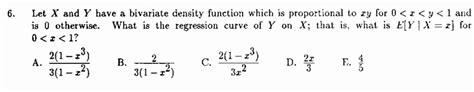Solved 6 Let X And Y Have A Bivariate Density Function