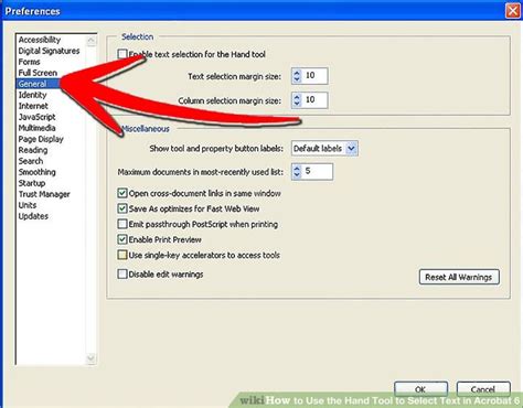 How To Use The Hand Tool To Select Text In Acrobat 6 7 Steps