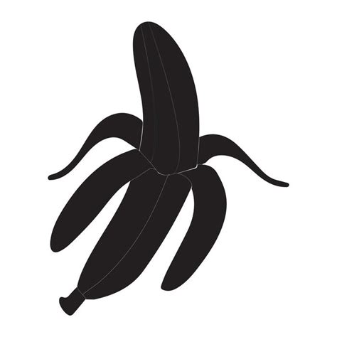 Banana Silhouette Vector Art Icons And Graphics For Free Download