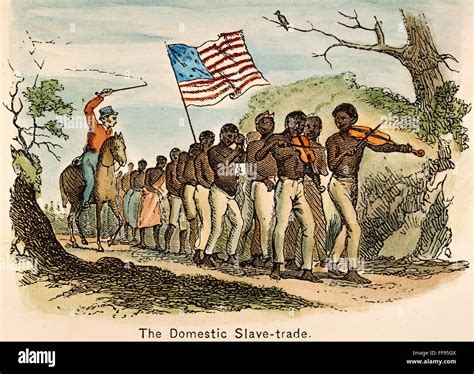 Slave March 1835 Nthe Domestic Slave Trade A Band Of Slaves