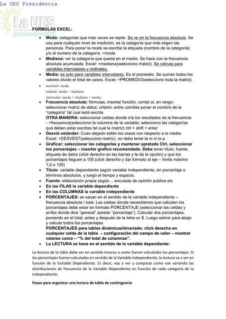 Fórmulas De Excel Silvana Silvan Udocz