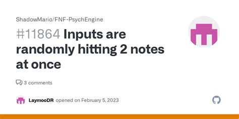 Inputs Are Randomly Hitting 2 Notes At Once · Issue 11864