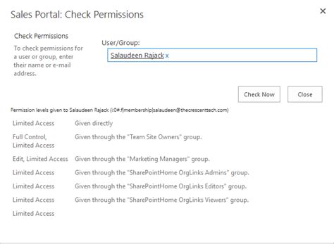 Sharepoint Online Permission Report For Specific User In A Site Collection Using Powershell