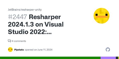 Resharper 2024 1 3 On Visual Studio 2022 Incompatible With Unity