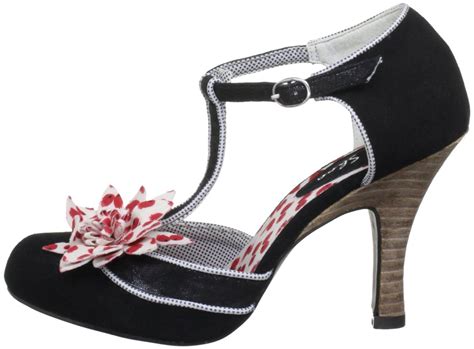 Ruby Shoo Womens Candice T Straps Heels Uk Shoes And Bags