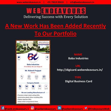 web endeavours on twitter a new work has been added recently to our