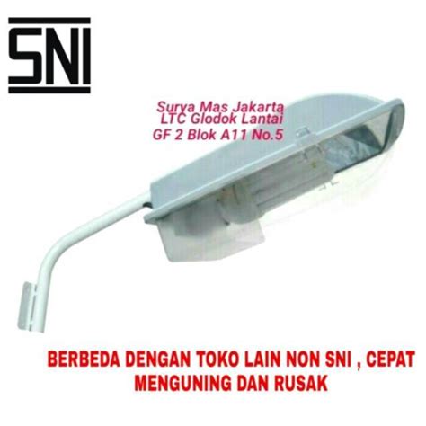 Jual Kap Lampu Jalan Led PJU Kap Lampu Jalan Pju Fitting E Indonesia Shopee Indonesia