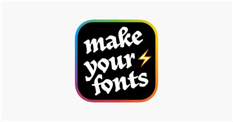 ‎fontself Make Your Own Fonts Na App Store