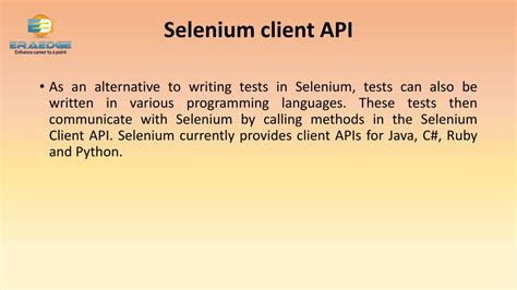 Ppt What Is Selenium And Introduction Eraedge Powerpoint Presentation Id 7239598