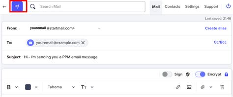 Password Protected Messages Startmail