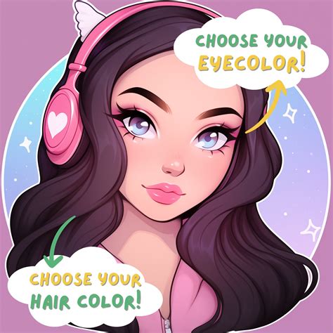 Customized Twitch Icon Commission Streamer Art Twitch Profile Pic Streaming Commission