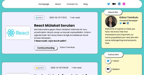 Blog Website Codesandbox