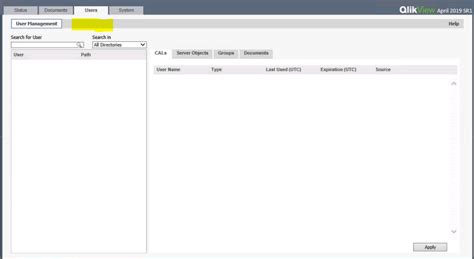 solved how to enable the section access management tab in qlik