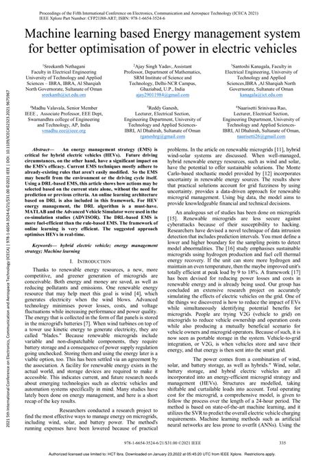 Pdf Machine Learning Based Energy Management System For Better