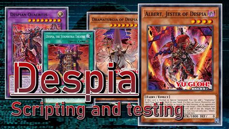 【yu Gi Oh】despia Scripting And Testing Them Before Release【edopro】 Youtube