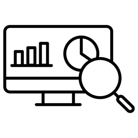 Premium Vector Monitoring Icon