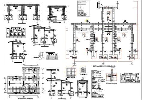 Column Installation Detail Plan And Sectional Detail D View CAD Structural Block Layout Dwg File