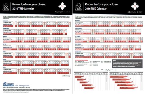 Mission Title Trid 2016 Calendar