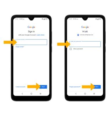 TCL Z R Set Up Email AT T
