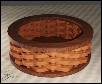 Scrollsaw Workshop Stacket Basket Scroll Saw Pattern