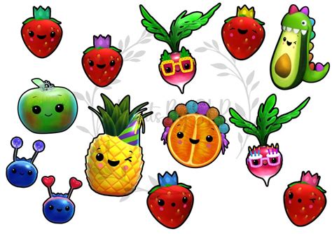Hey Bear Dancing Fruit Sensory Party Fruit Vegetable Collection Png