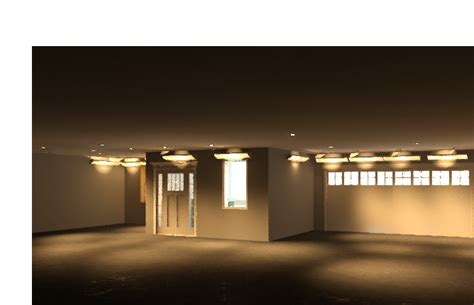 render exterior view w interior lights and exterior lights on