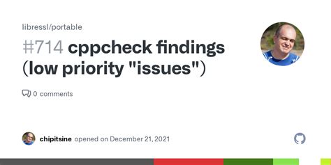 Cppcheck Findings Low Priority Issues · Issue 714 · Libressl