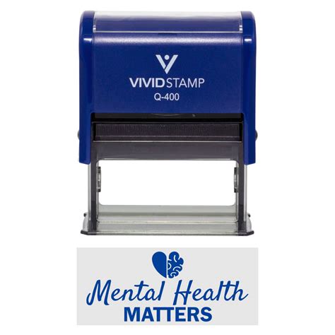 Mental Health Matters Vivid Stamp