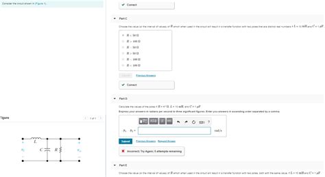 Solved Consider The Circuit Shown In Figure Part A Find Chegg