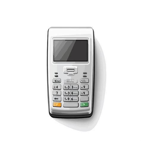 Realistic Silver 3d Payment Machine Pos Premium Ai Generated Vector