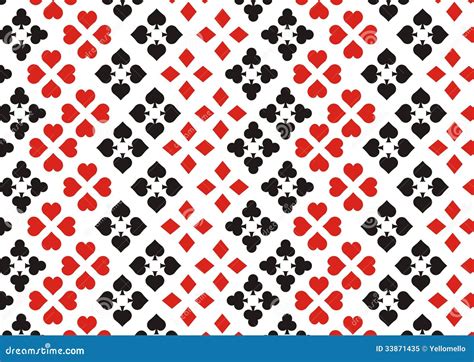 Playing Card Element Background Stock Vector Image