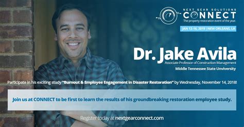 Dr Jake Avila From Mtsu Will Be Joining Us At Next Gear Connect To Share The Results Of His New