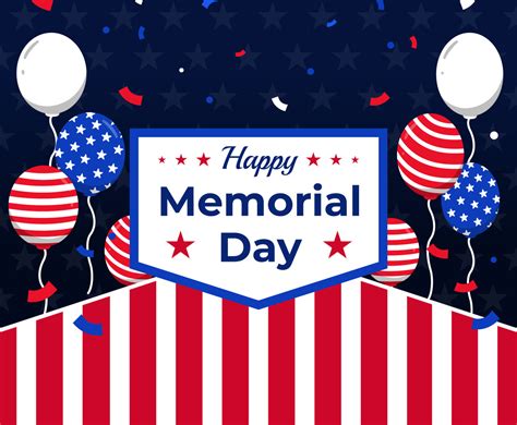Happy Memorial Day Background Vector Art And Graphics