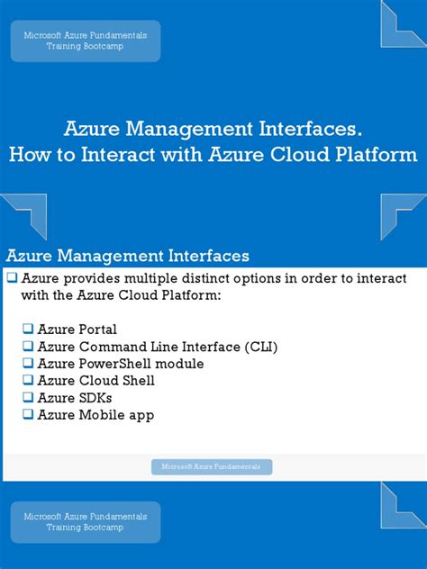25 Azure Management Interfaces Pdf Microsoft Azure Shell Computing