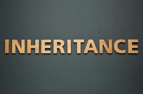 Premium Photo Word Inheritance Made With Wooden Letters On Black