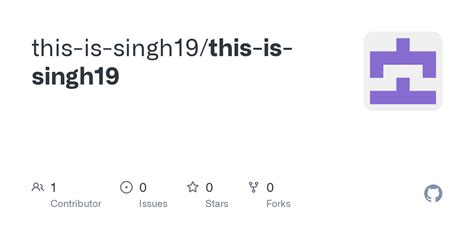 GitHub This Is Singh This Is Singh